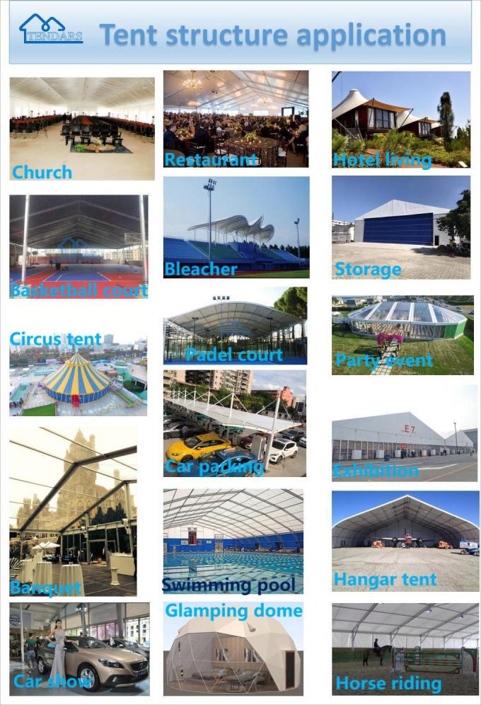 Modern Executive Standard Large Party Tent With 20 Years Life Span ...