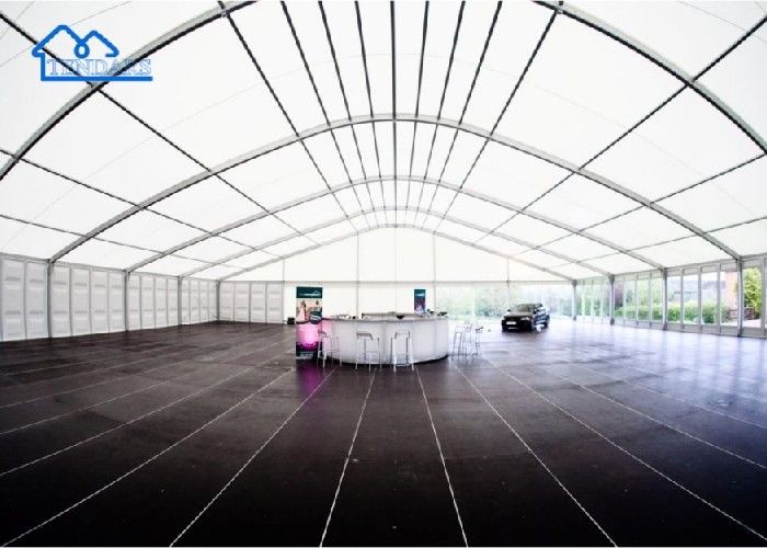 Round Stretch Arcum Tents Heavy Duty Aluminum For Commercial Glass ...
