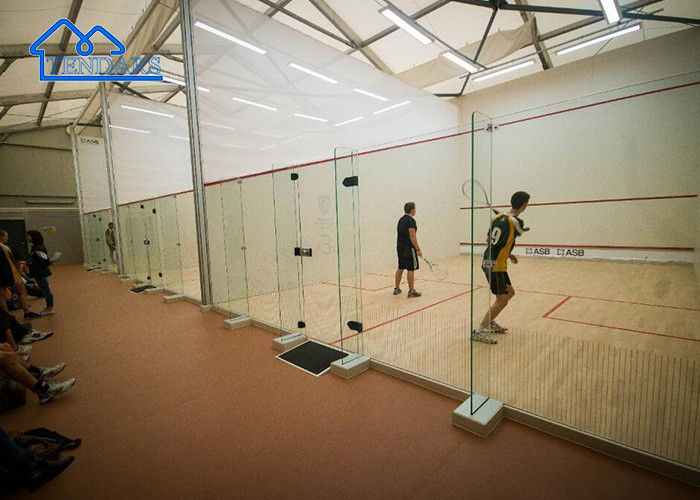 6061 Aluminum Sport Structures With Tent Glass Wall Installation Gym ...