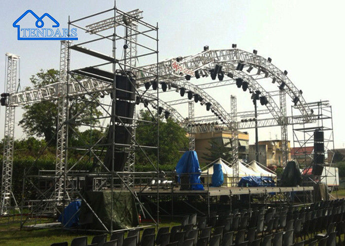 Factory Provide Aluminum Alloy Events Stage Truss Structure Assemble ...