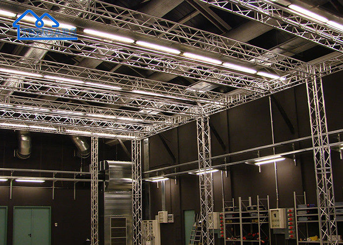 Multifunctional Aluminum Stage Truss Silver Black Color Truss Tent ...