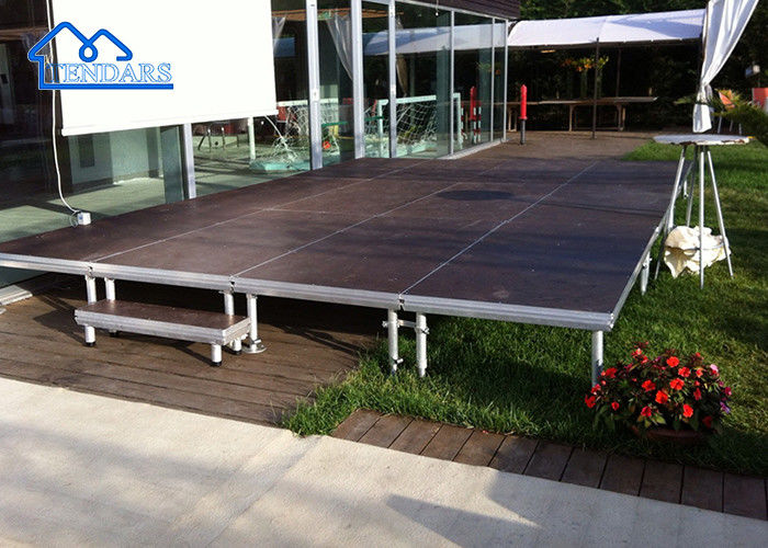 Outdoor Aluminium Party Tent Accessories , Portable Event Stage For ...
